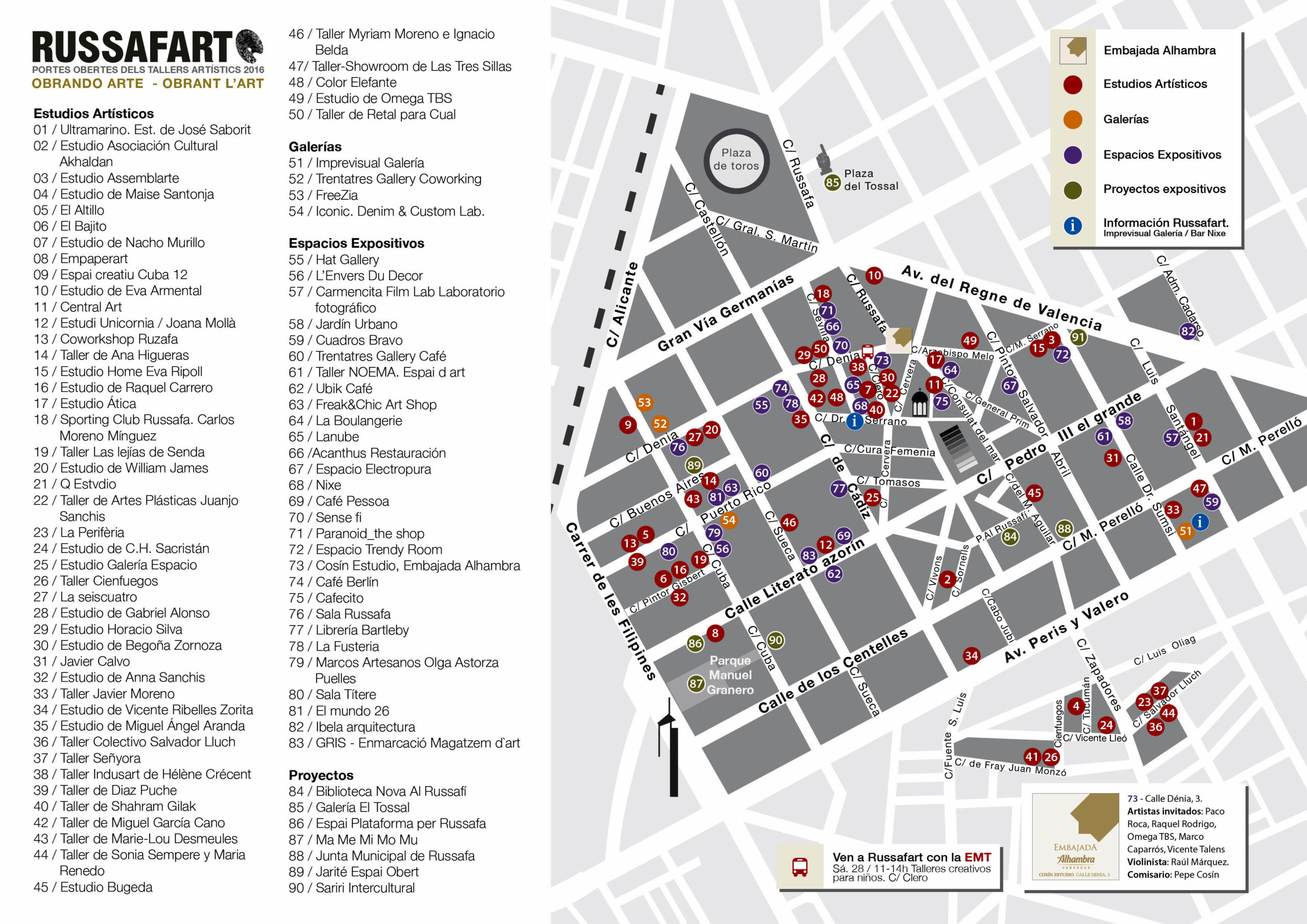 mapa_russafart_2016_plano - Ruzafa Noche - Salir cenar y de copas por ...
